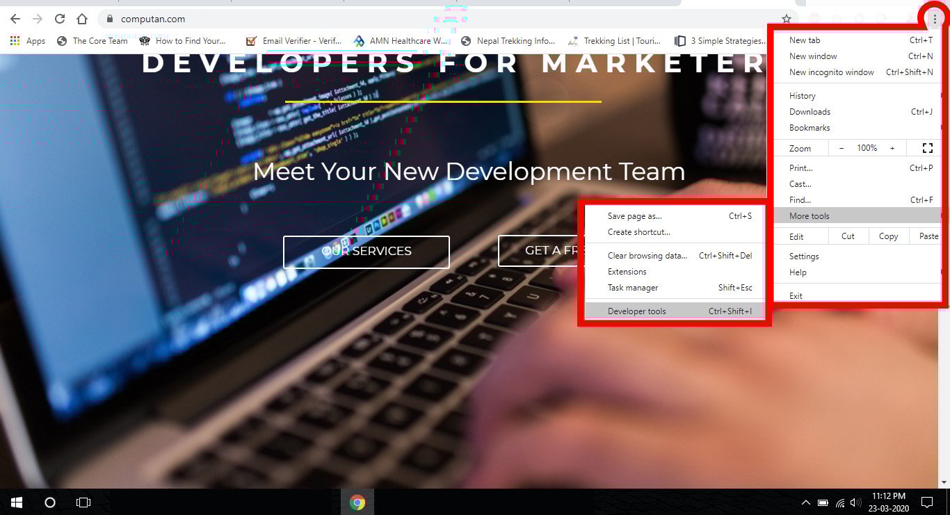 How to tell what platform a website is built on