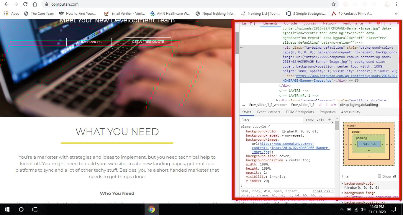How to tell what platform a website is built on