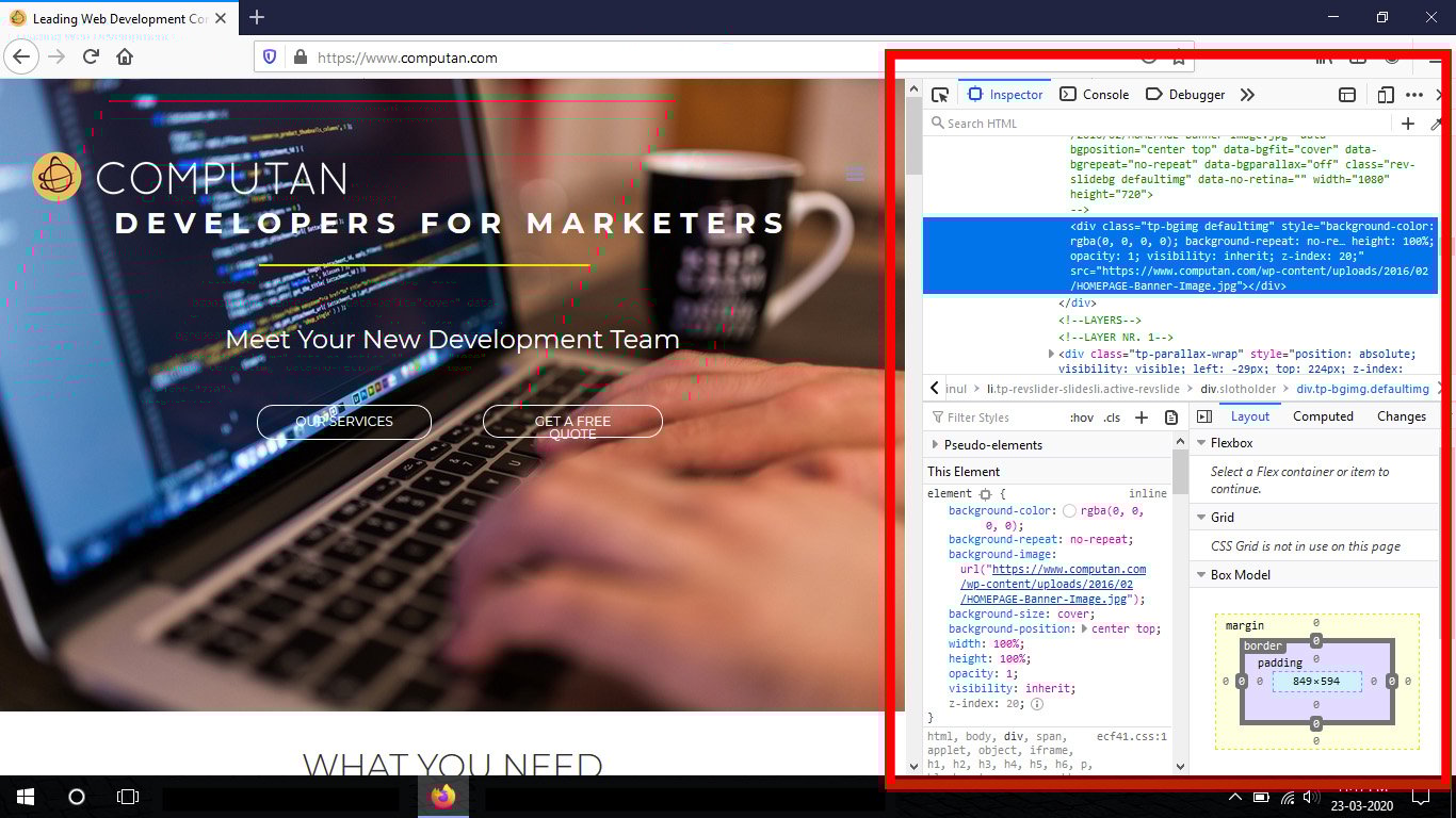 How to tell what platform a website is built on