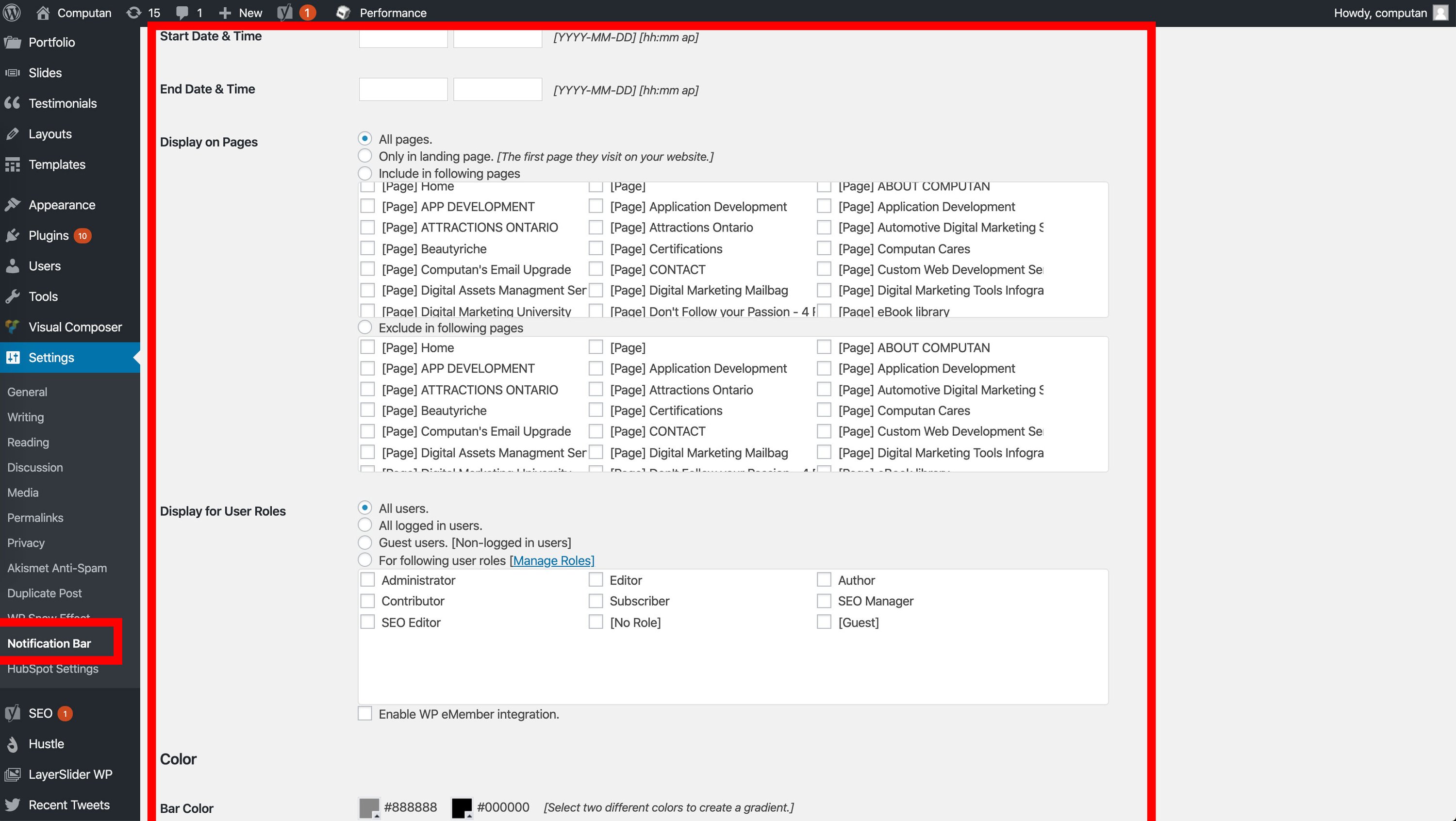 How To Add Announcement Bar in WordPress
