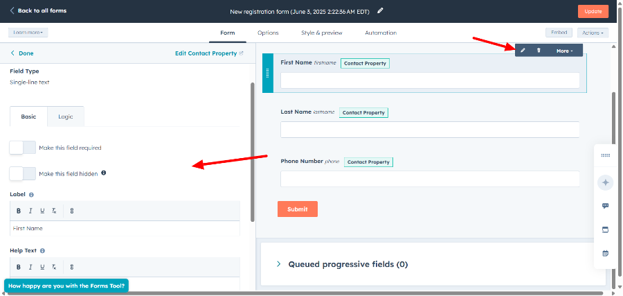 How to Create HubSpot Web Form (New Editor)